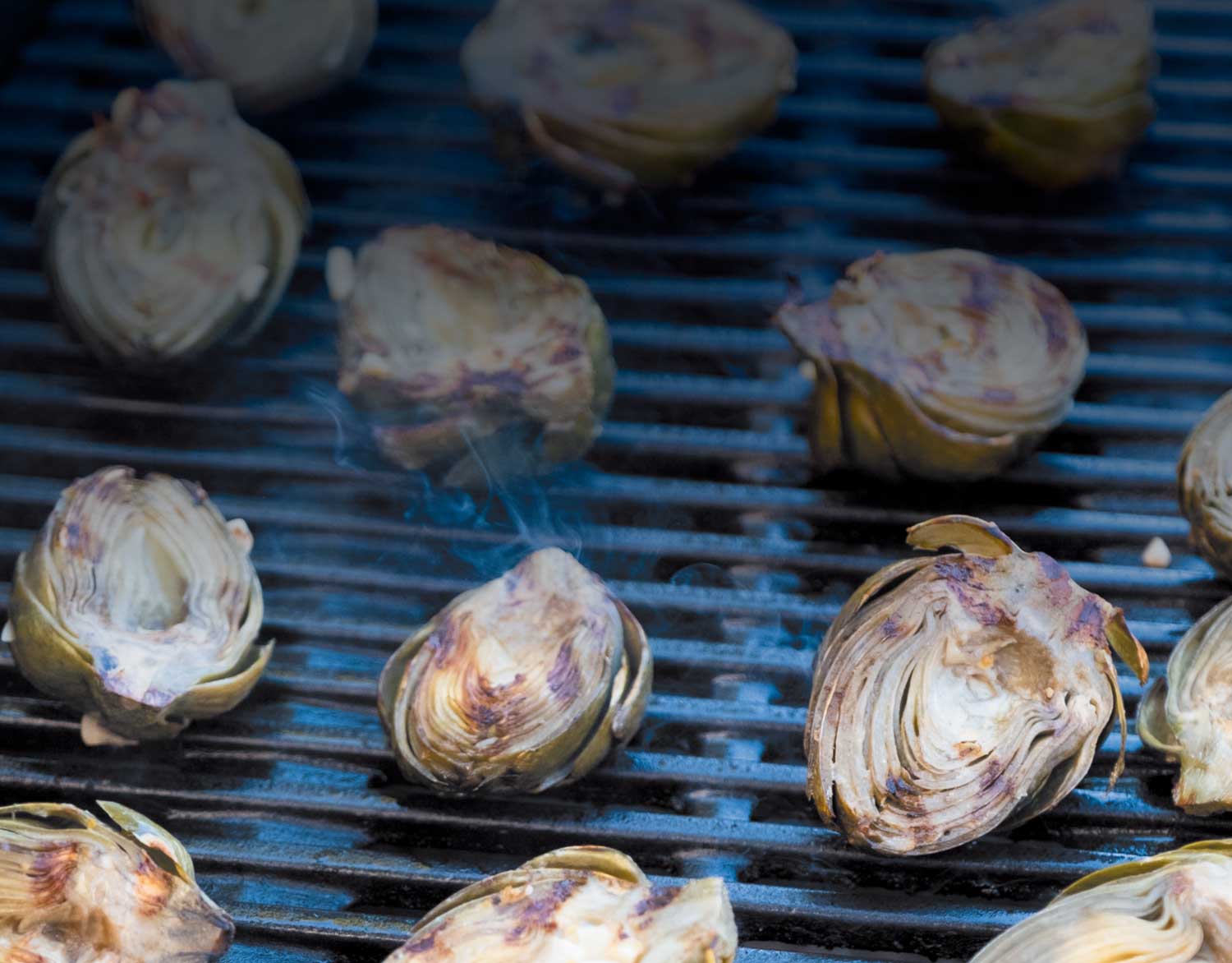 Grilled Baby Artichokes